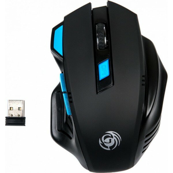 Мышь беспроводная Dialog Gan-Kata MRGK-14U черный, 1600 dpi, радиоканал, USB, кнопки - 6