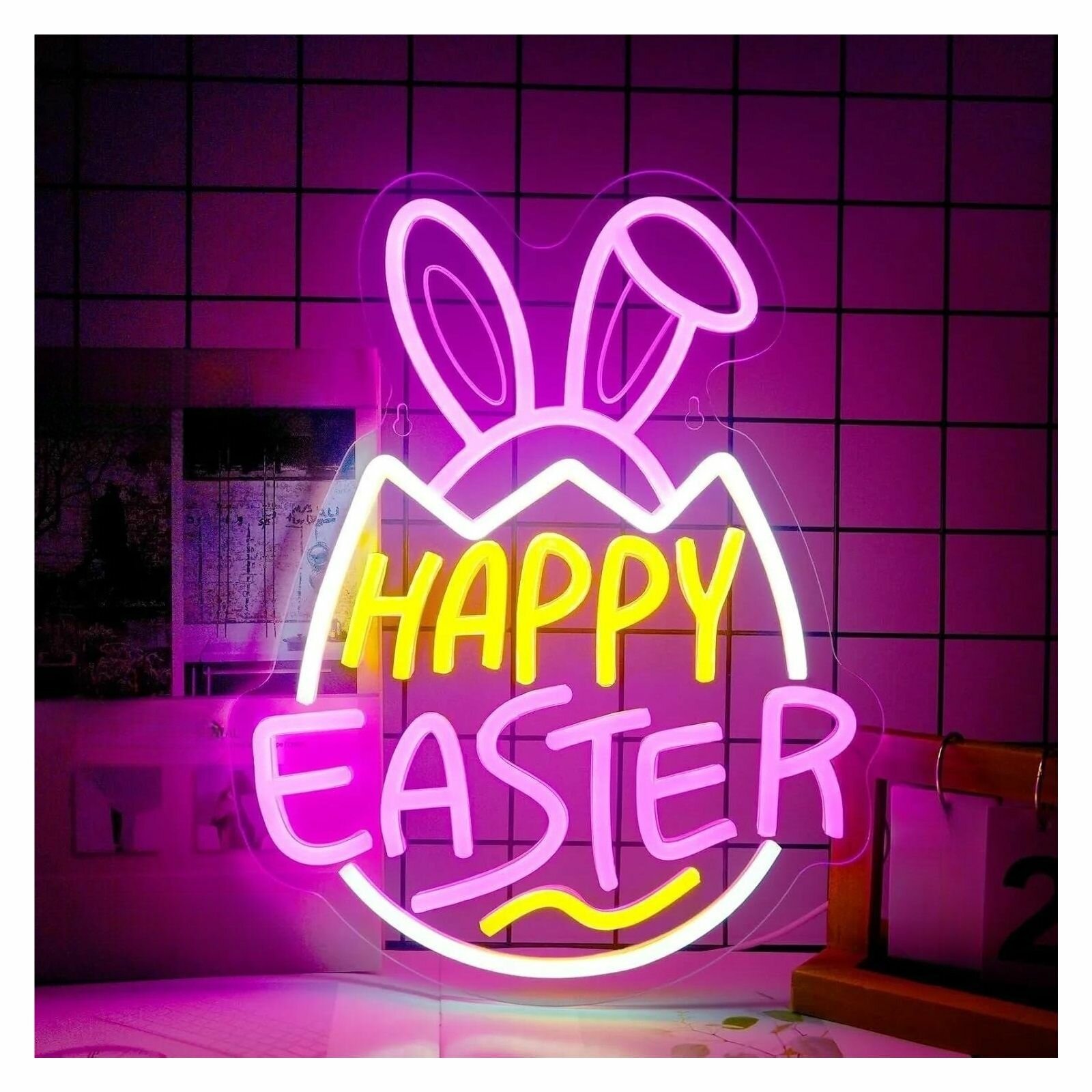 Happy Easter Декор Неоновой Вывески 28смх36см