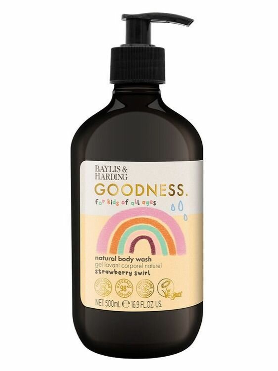 Baylis & Harding, Goodness Kids Strawberry Swirl, Гель для душа, 500 мл