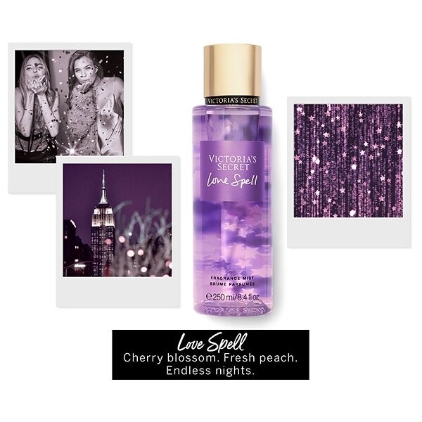 Victoria's Secret спрей для тела Love Spell Fragrance Body Mist, 250ml
