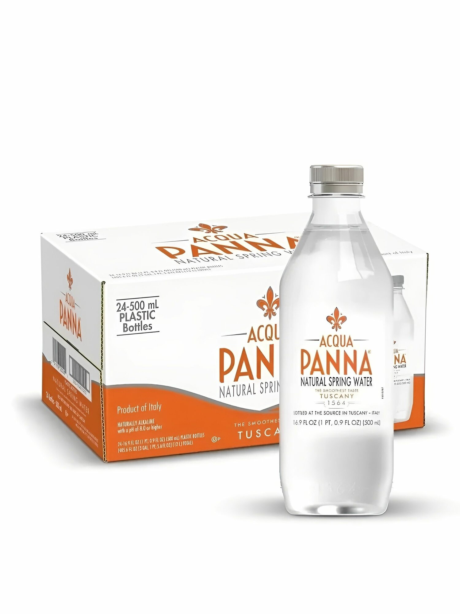 Вода минеральная Acqua Panna (Аква Панна) 0,5л х 24 шт. негазированная, пэт
