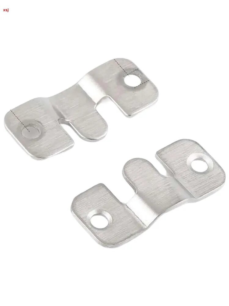 Крепление скрытой пары для зеркал, нержавеющая сталь, серебристый, 8 шт.