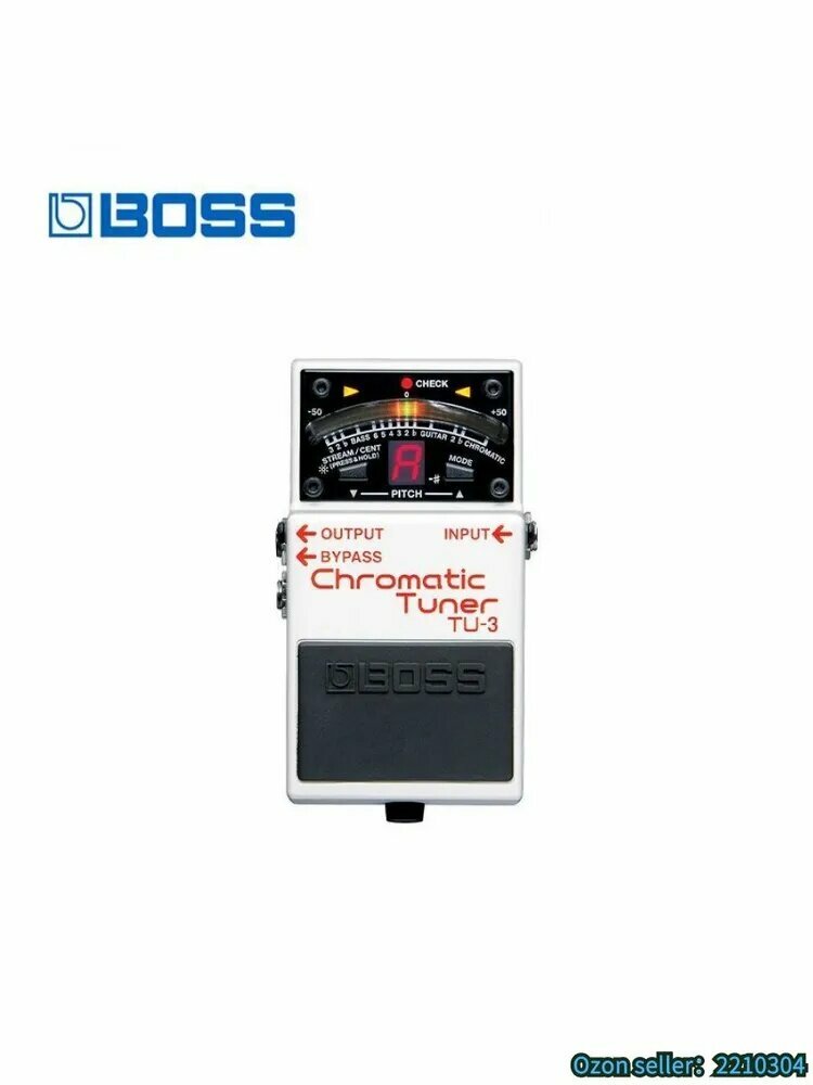 BOSS TU-3 Педаль хроматического тюнера с байпасом гитарные эффекты