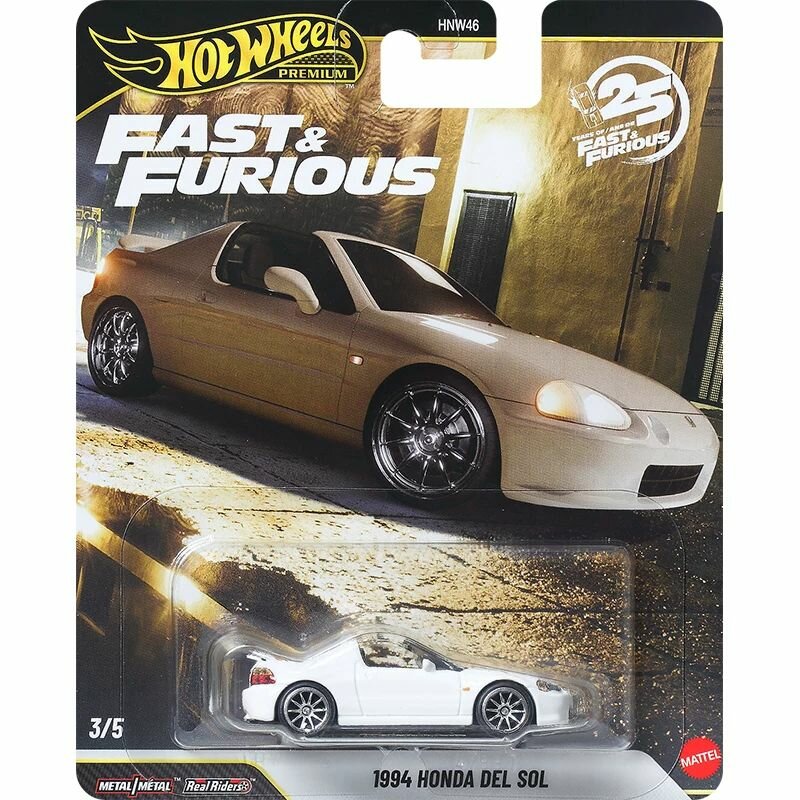 Машинка mattel MODEL 1:64 1994 HONDA DEL SOL Die-cast Alloy Model Collection Toy Children Gifts
