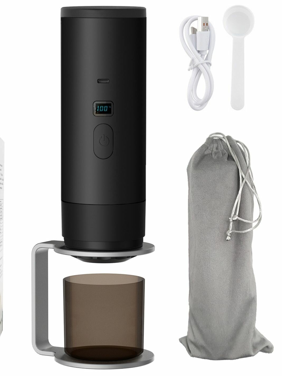 Портативная кофеварка "американо-эспрессо" с небольшой нагревательной насосной машиной