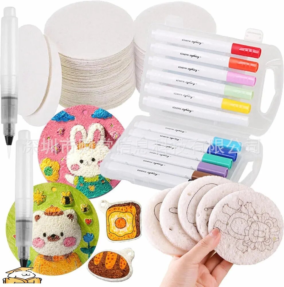 Волшебная пенная текстурная бумага, пенопластовая текстурная краска, целлюлозная бумага, детские поделки и поделки, 33 штуки