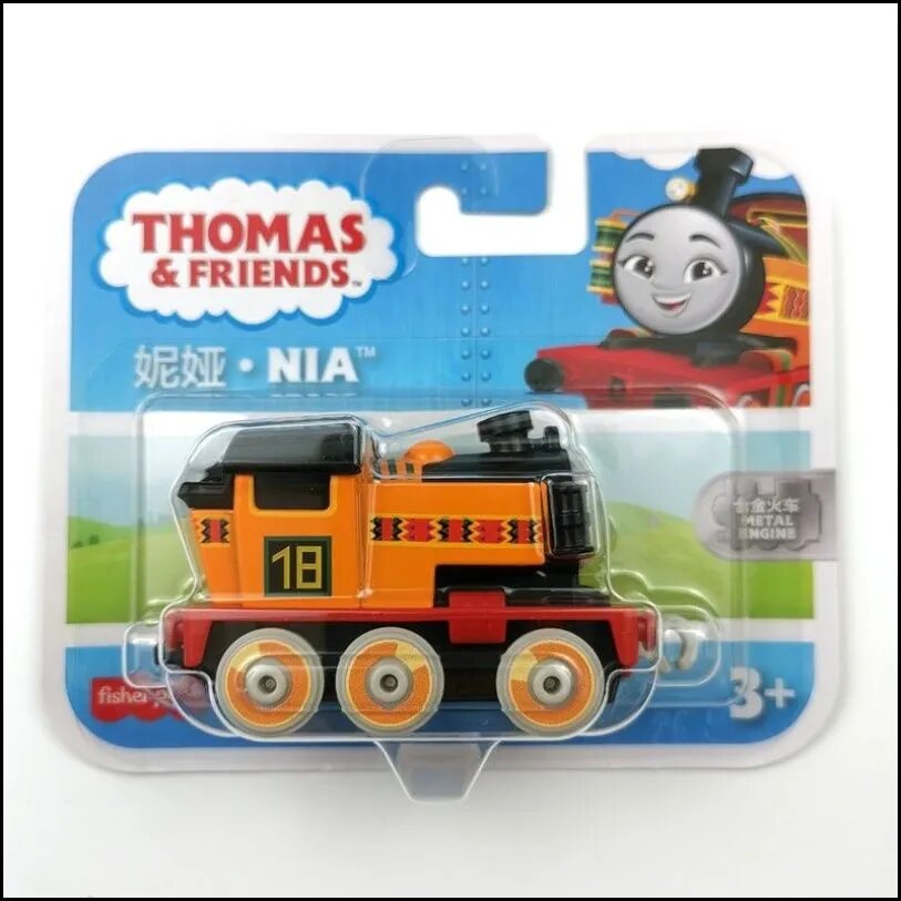Паровоз Thomas & Friends Metal Engine NIA Оранжевый Паровоз Железная дорога