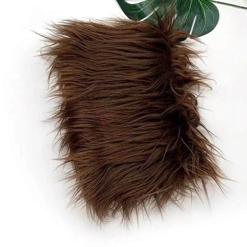 Sewbato искусственный мех ткань 25x45 см Коричневый, 10