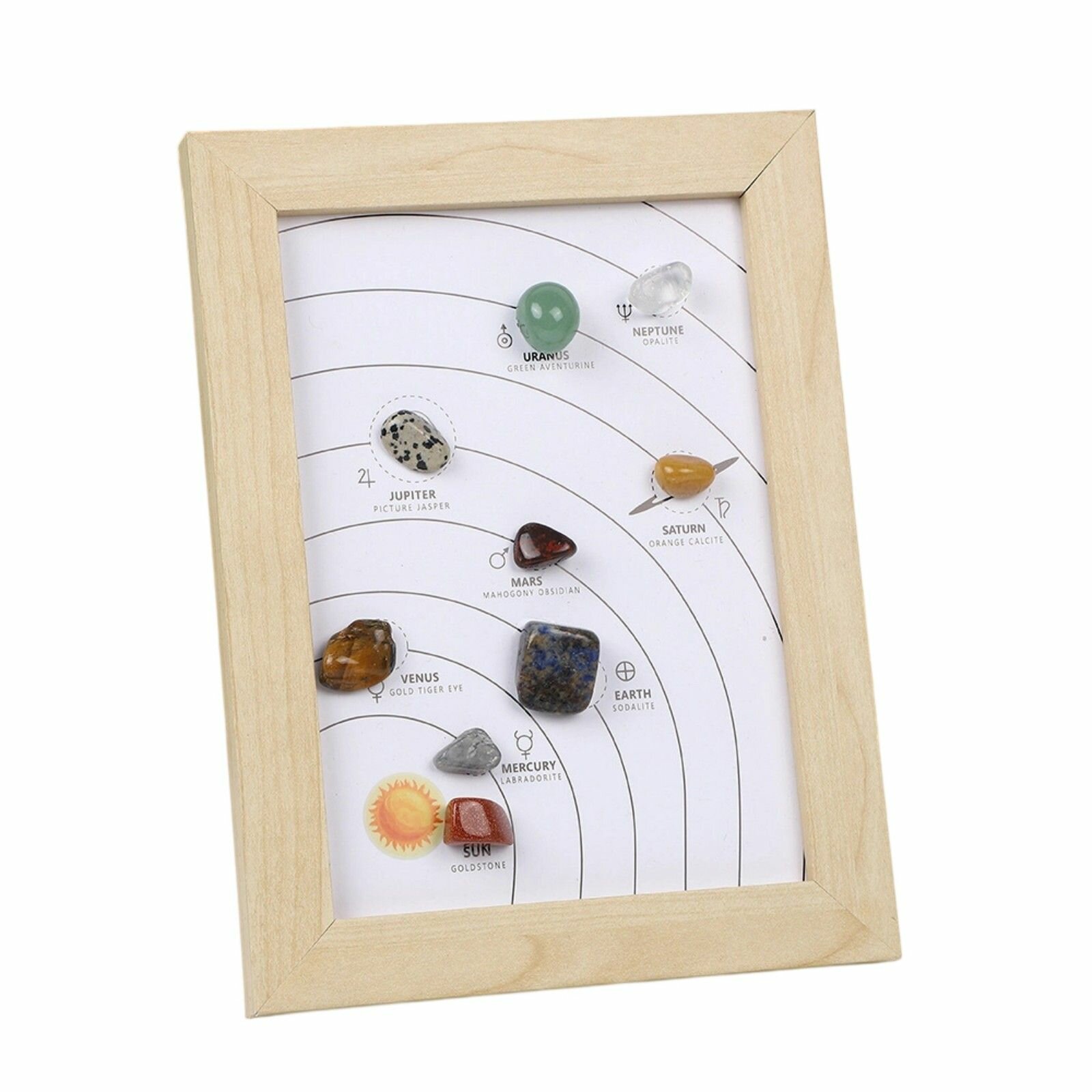 Декоративная картина с кристаллами 7 чакр для дома