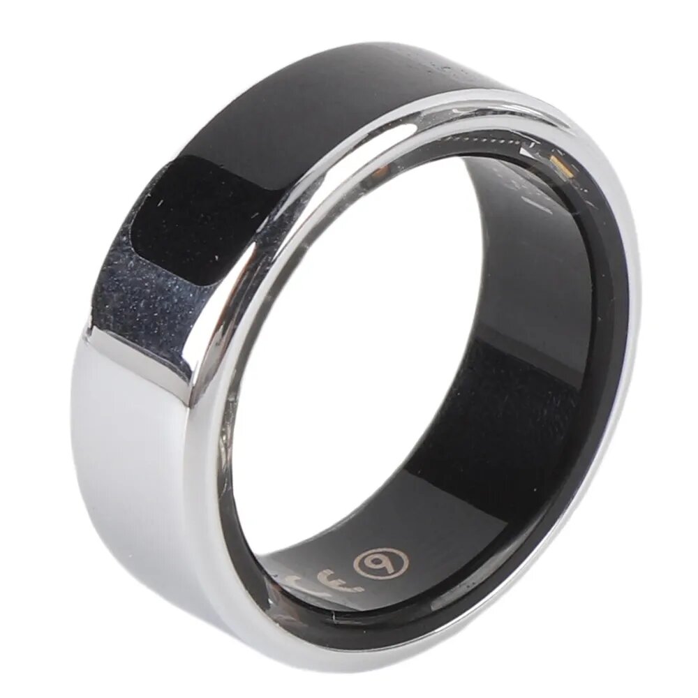 Умное кольцо № 11 Серебристое Smart Ring для спорта и здоровья, мониторинг активности