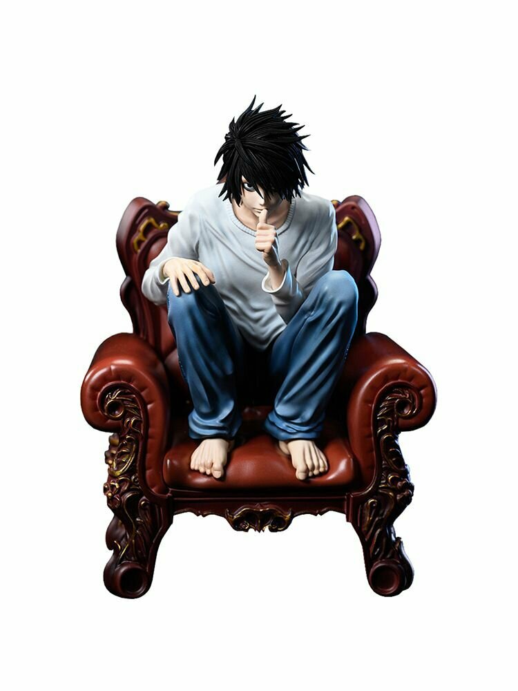 Фигурка Тетрадь смерти Эл Лоулайт, Миса Аманэ/ Death Note L Lawliet figure Подарки для болельщиков (15см)cute L action figure