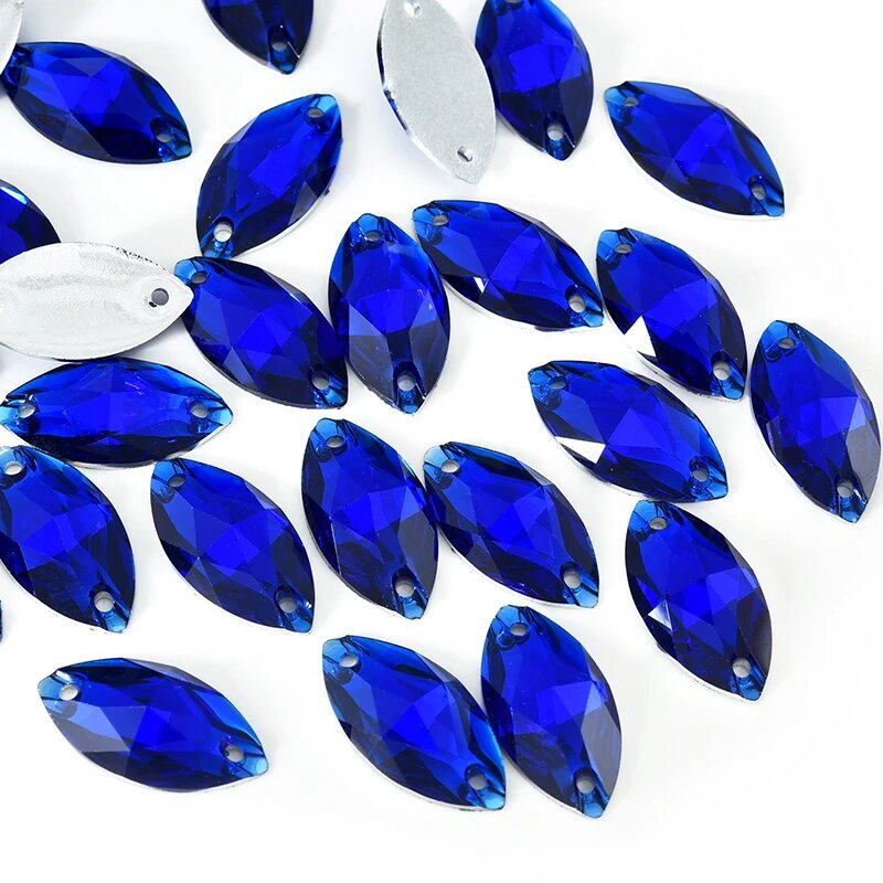 Стразы синие конский глаз BOBOHOO Sapphire C20