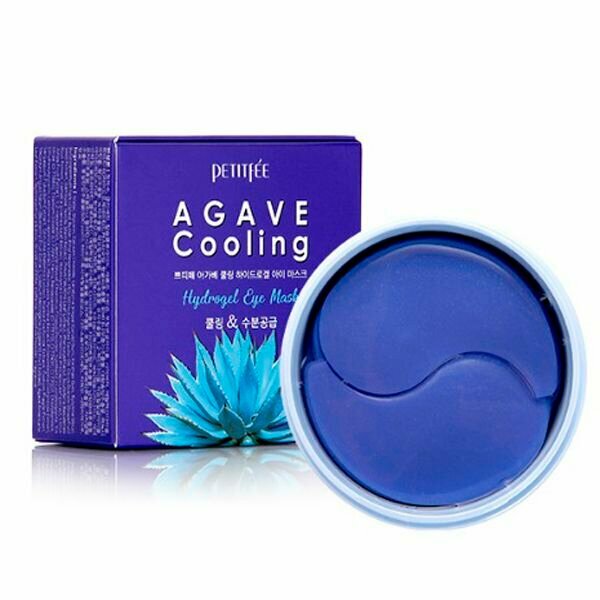 Petitfee Охлаждающие гидрогелевые патчи с экстрактом агавы Agave Cooling Hydrogel Eye Mask 60 шт/84 г