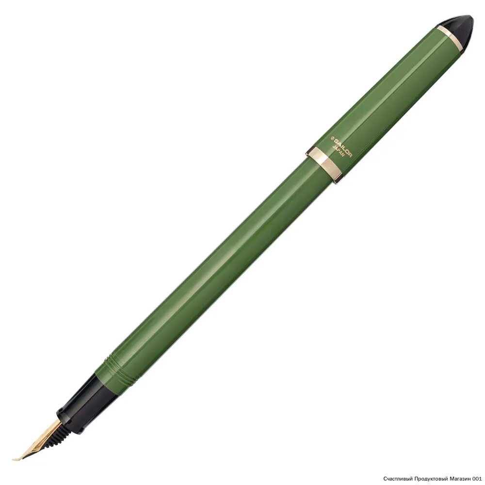 Sailor Pen Ручка Перьевая Fude De Mannen зеленого цвета каллиграфическое перо 1 шт.