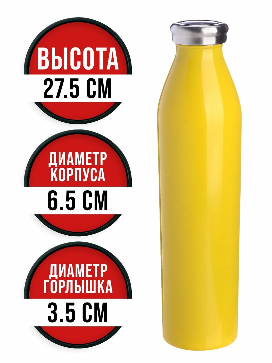 Термо бутылка для воды 600 мл MAYER&BOCH / Термос для чая и кофе из нержавеющей стали — фото 1