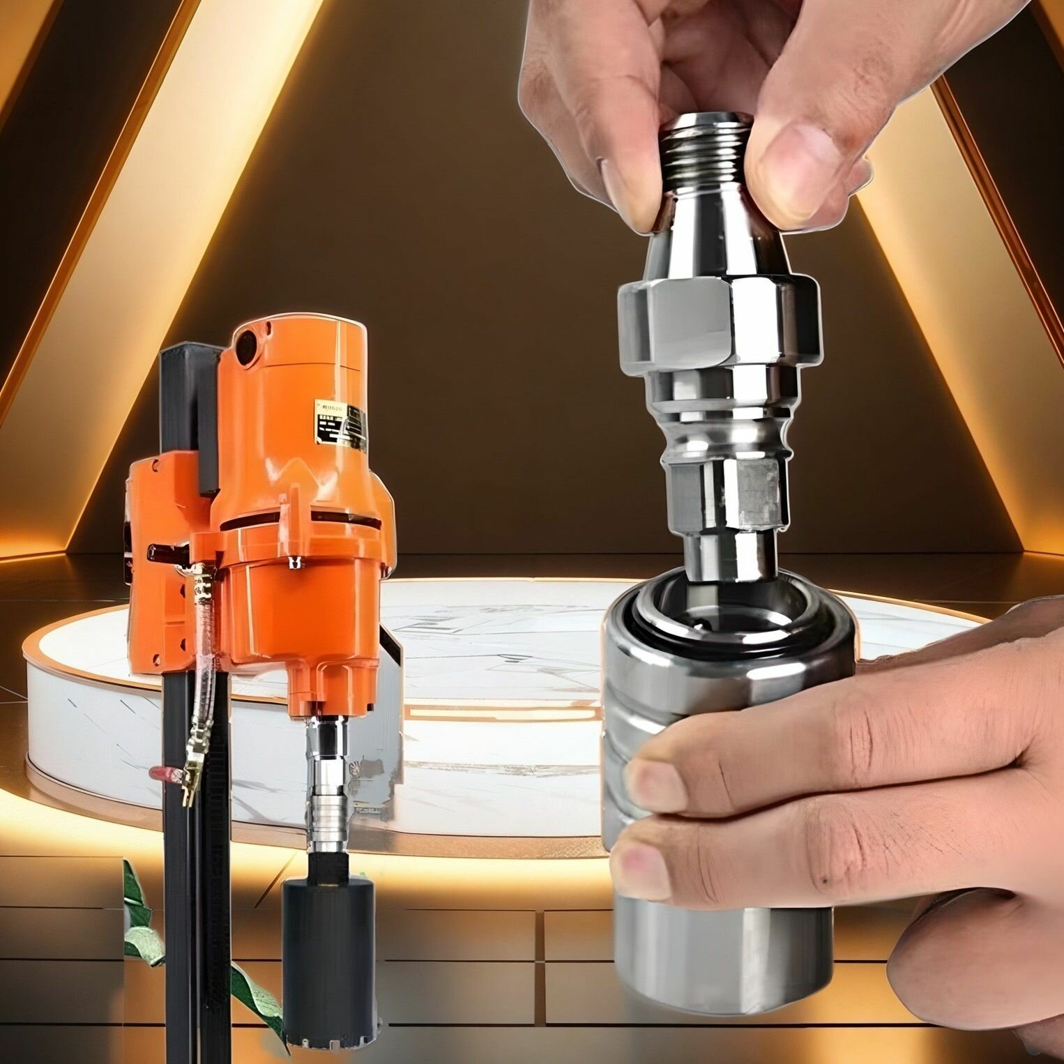 Быстросъём для алмазных коронок М22 (Комплект) на дрель М22