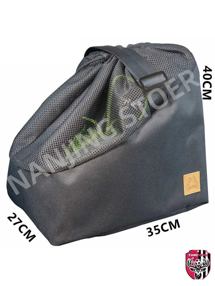 Чехол для лыжных ботинок для горнолыжных ботинок и аксессуаров, черный, материал Оксфорд 600