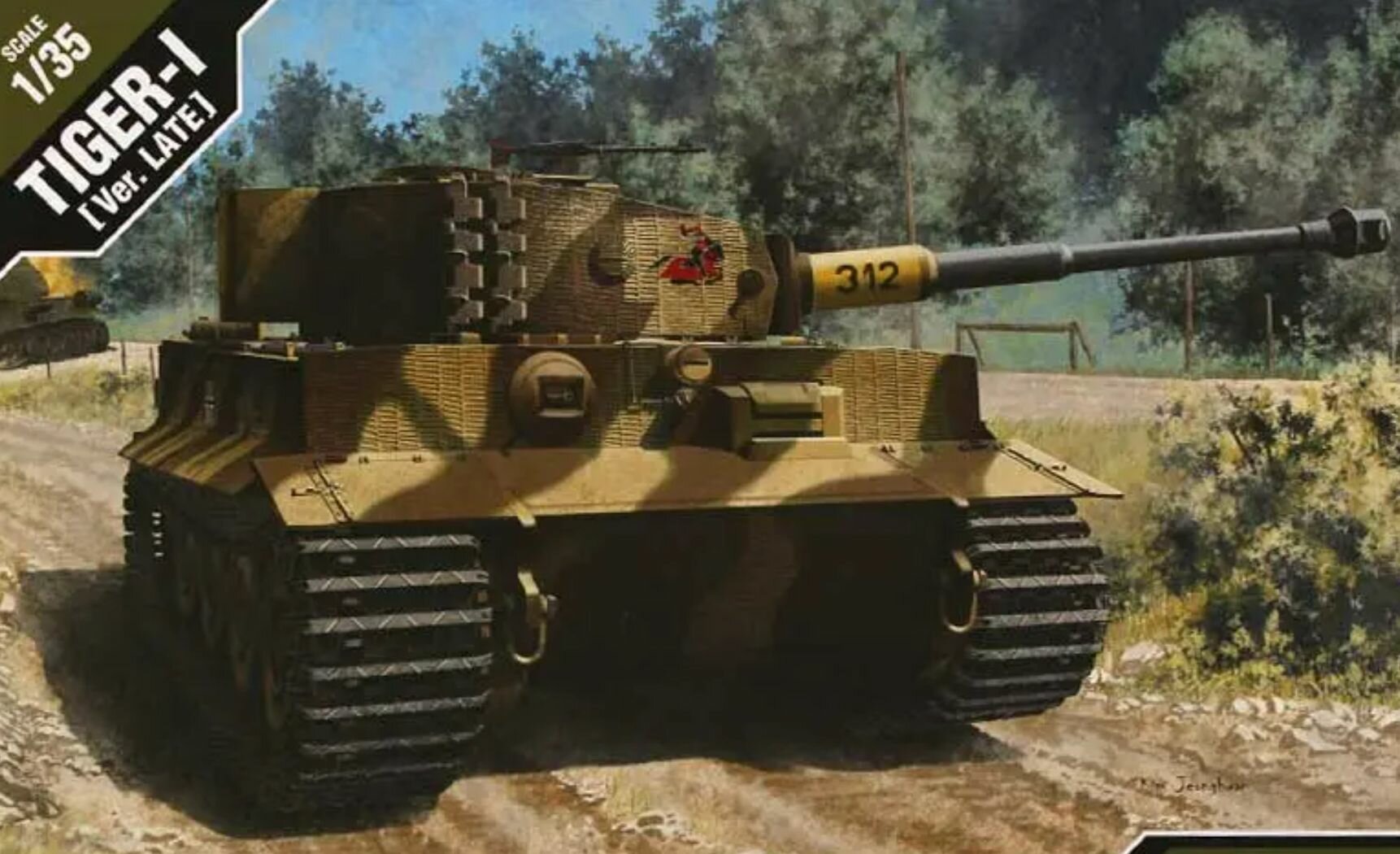 Academy 13314 1/35 Немецкий тигр I сборная модель танка