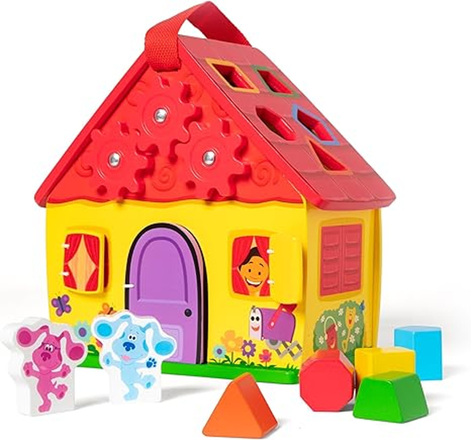 Игрушка деревянная Melissa & Doug - Деревянный переносной сортировочный домик - 33017