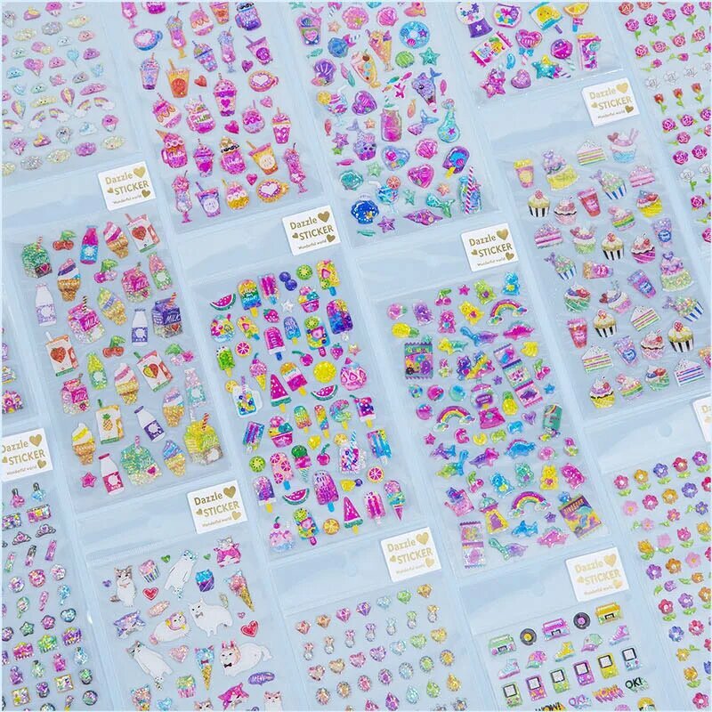 3D лазерные наклейки 3 sheets — фото 1