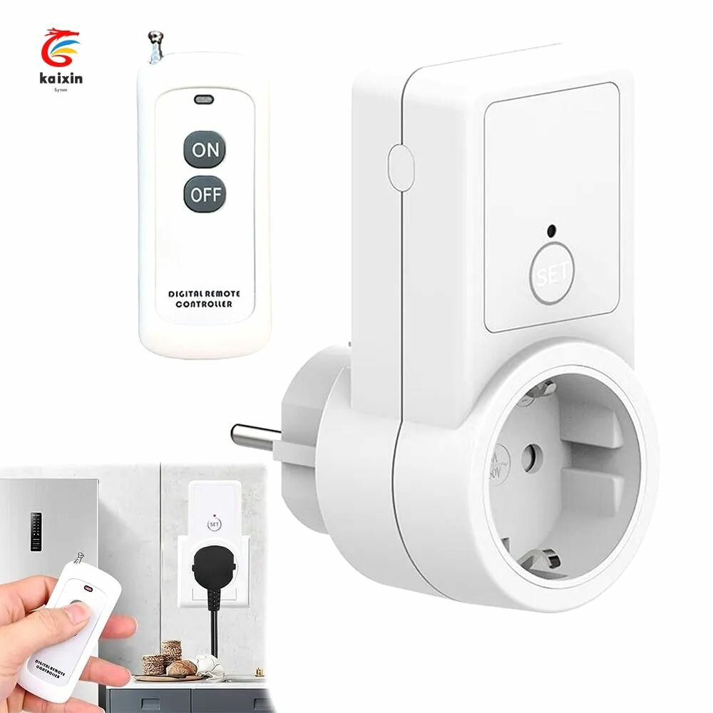 OZ-TRGO-Беспроводная розетка с дистанционным управлением, умная розетка 10А 220В для различной бытовой техники