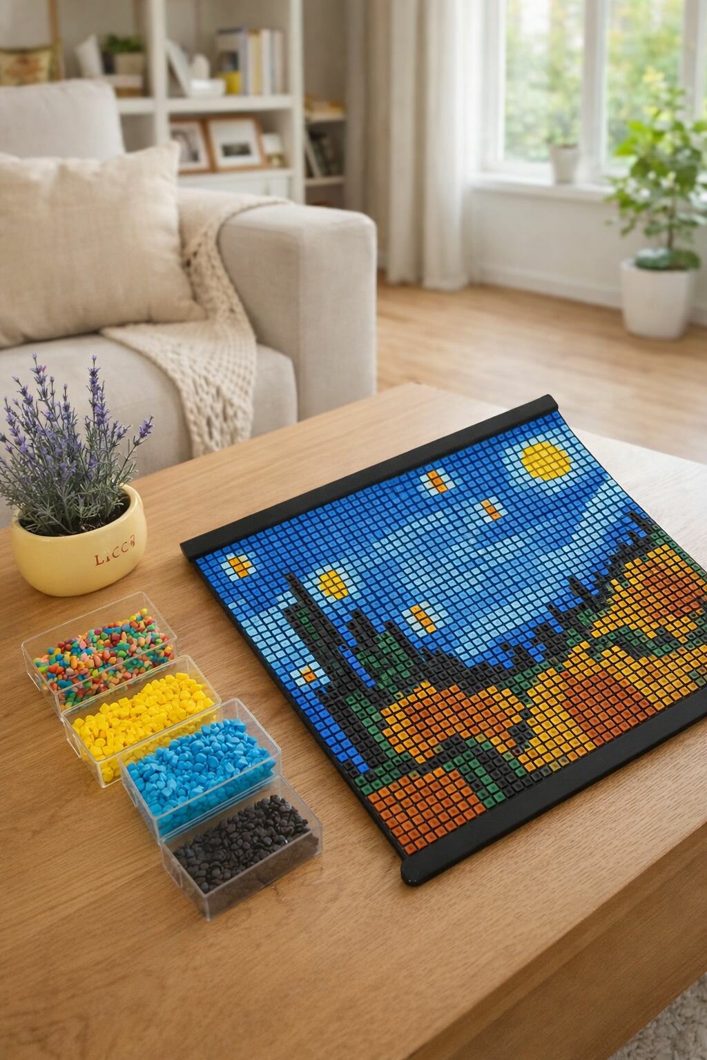 Набор термомозаики для творчества "Подсолнух", 3200 штук (. Ф)