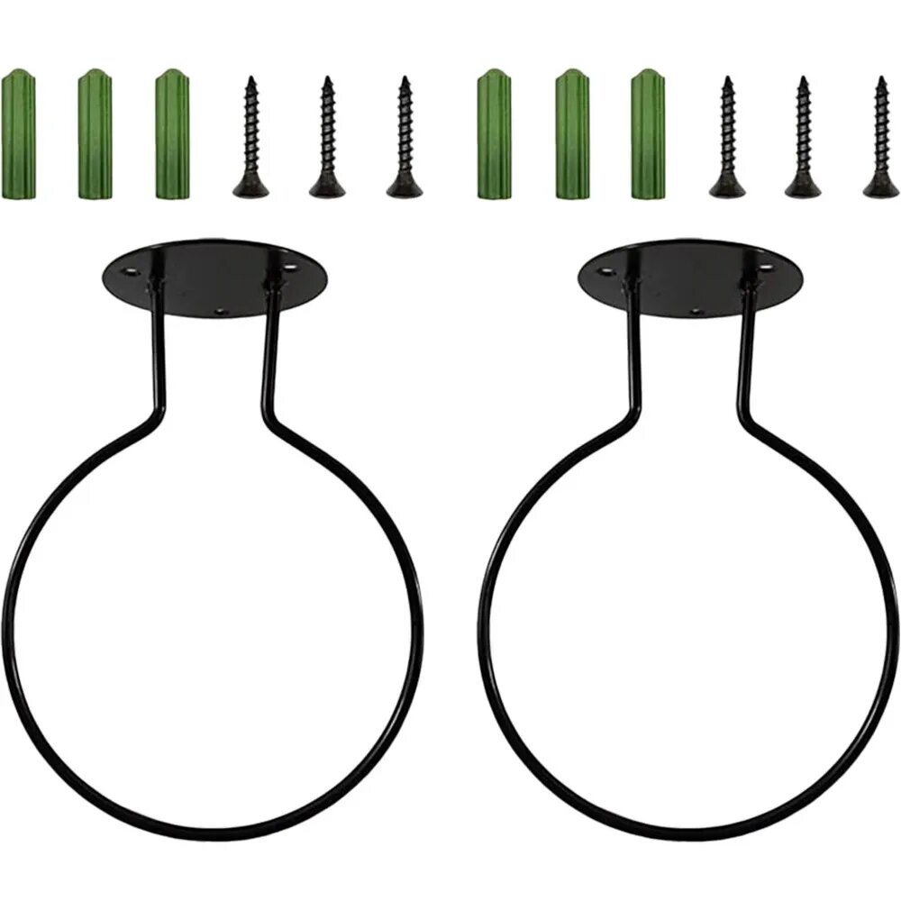 Держатель для мяча на стену, Железный держатель для мяча, Черный цвет, для баскетбола