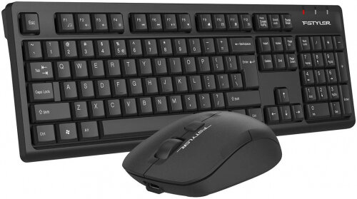 Клавиатура и мышь A4TECH Fstyler FG1200 черный (FG1200)