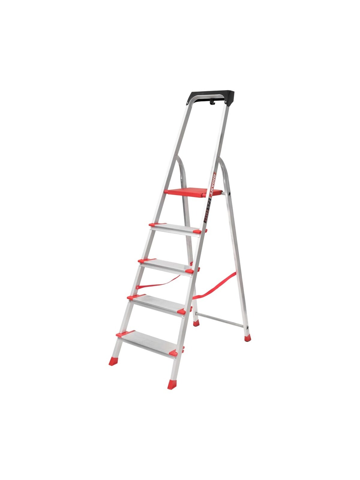 Стремянка Gigant анодированные боковины, 5 ступеней, PROFI AAA-05