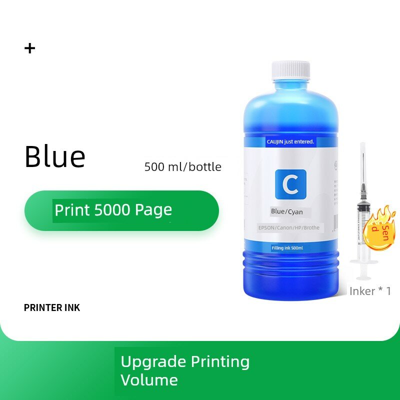 Чернила для HP DeskJet 63xl, голубой, 500 мл, примерно 5000 страниц, совместимы с принтерами HP 2130 3630 2131