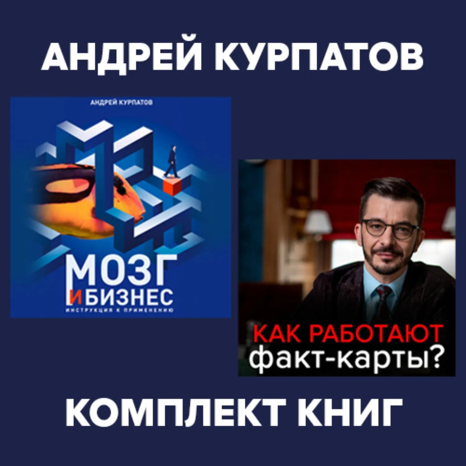 Комплект книг: Мозг и бизнес / Факт-карты для бизнеса. Эффективный инструмент решения задач [Аудиокнига]