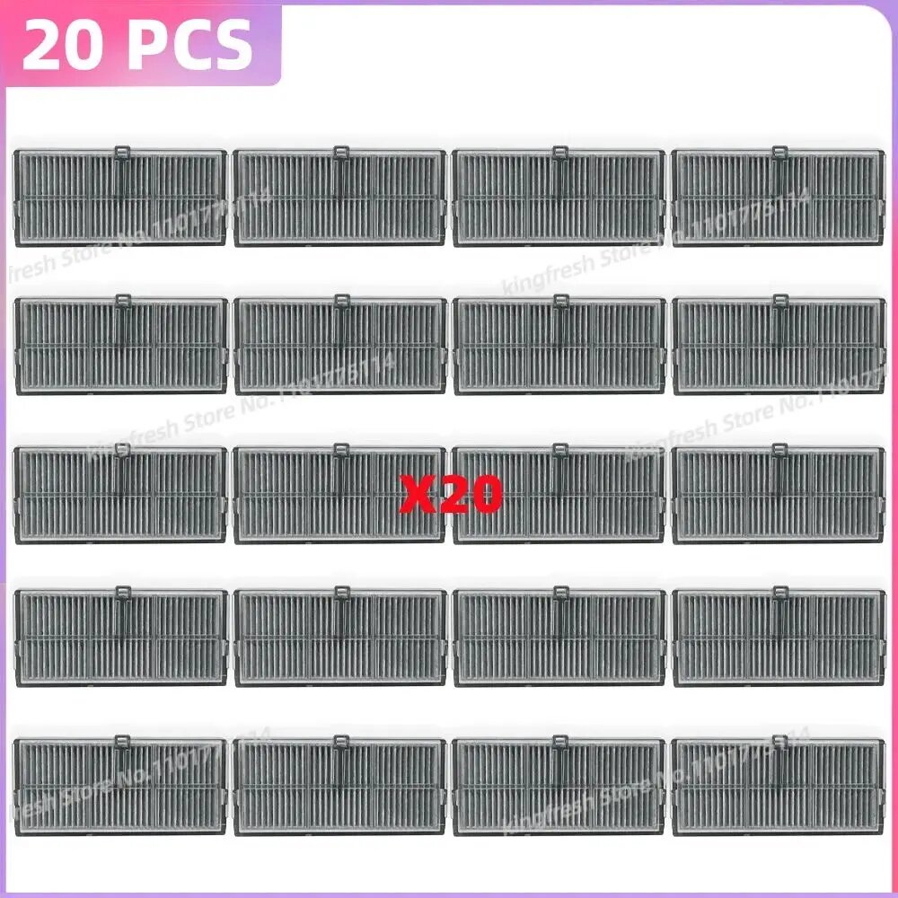 Щетки для Dreame D30 Ultra, L40 Ultra, L40s Ultra, 20 шт, серые