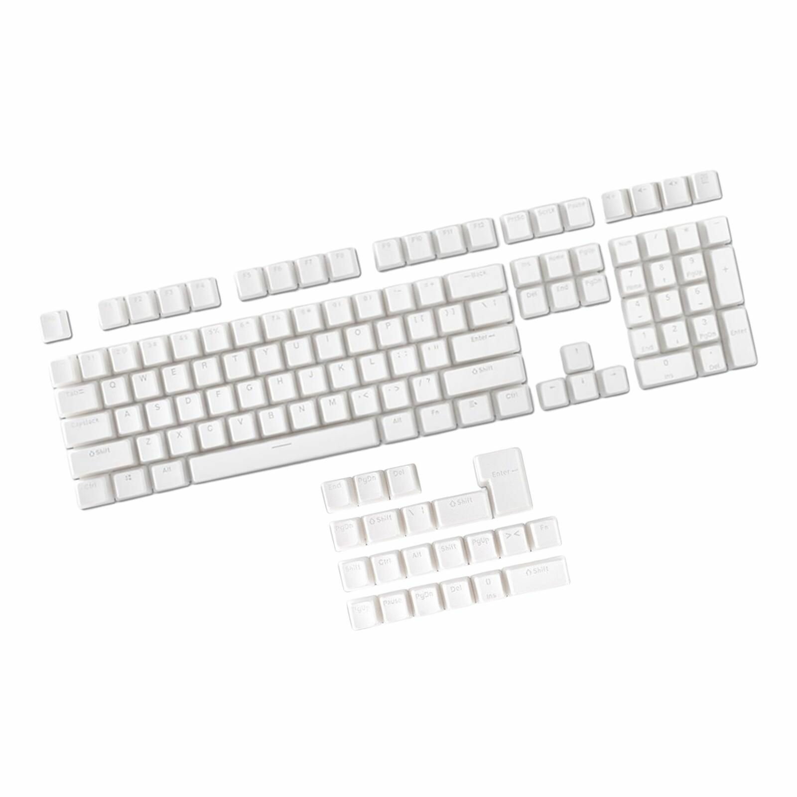 Пудинговые кейкапы Double Shot PBT с прозрачным слоем