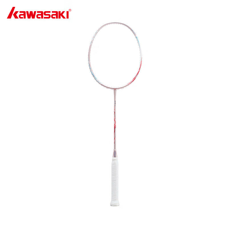KAWASAKI WIND SHEA-5 Полный карбон скоростная ракетка для бадминтона 5U розовая одиночная Цвет：Розовый 5U