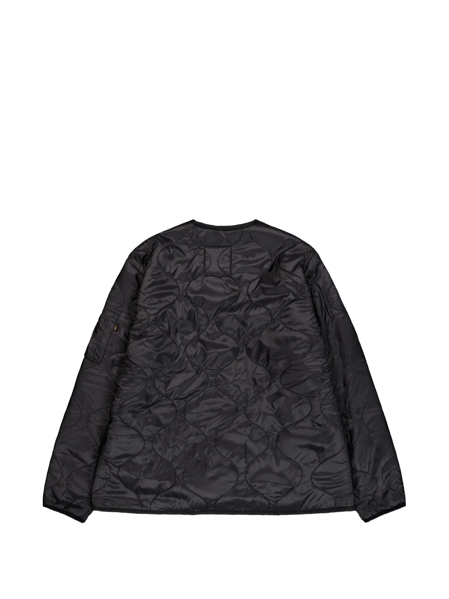 Куртка ALPHA INDUSTRIES Quilted jacket, размер M, black/black — фото 1