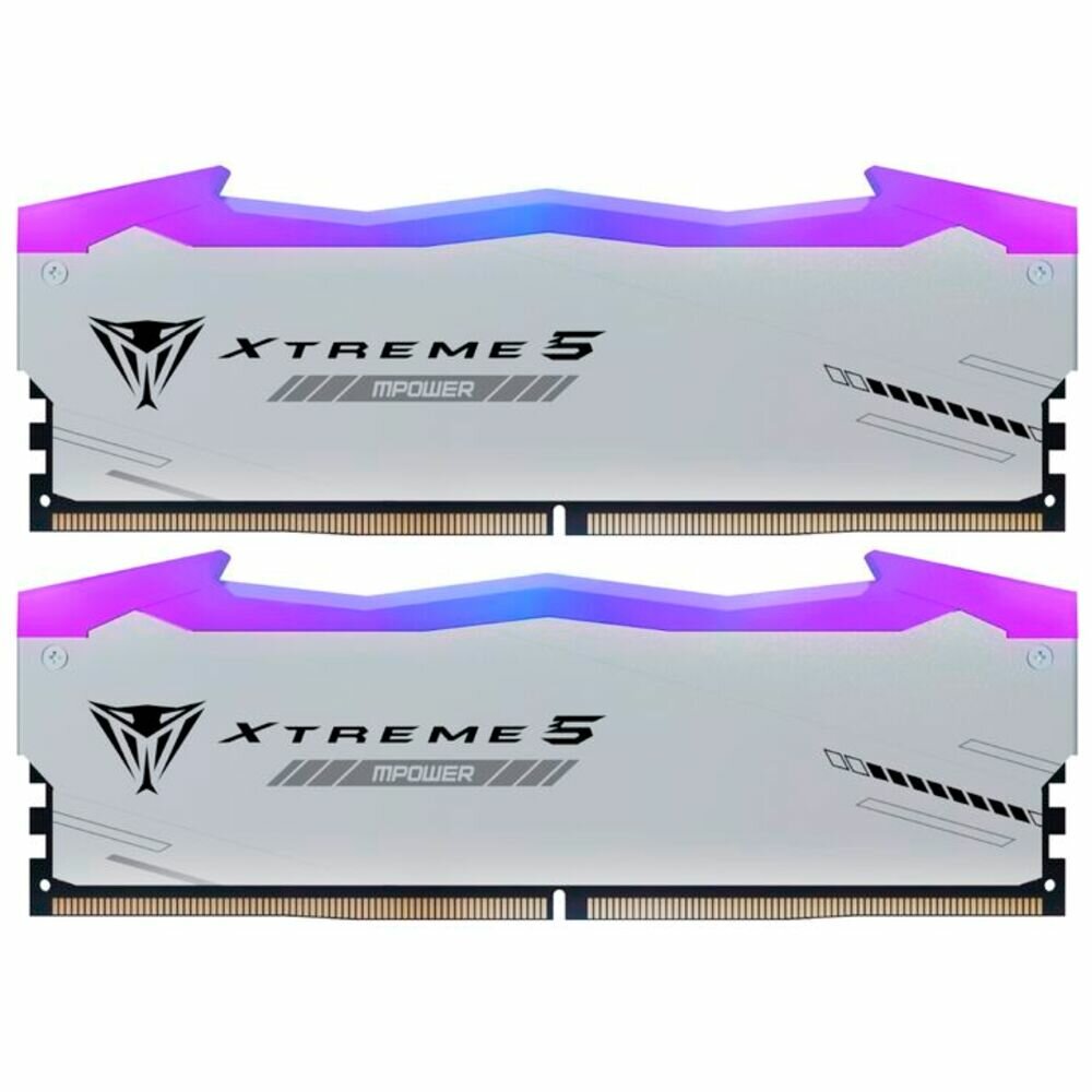 Модуль памяти DIMM 32Gb 2х16Gb DDR5 PC48000 6000MHz Patriot Memory Viper Xtreme 5 RGB Mpower (PVXR532G60C30KM)