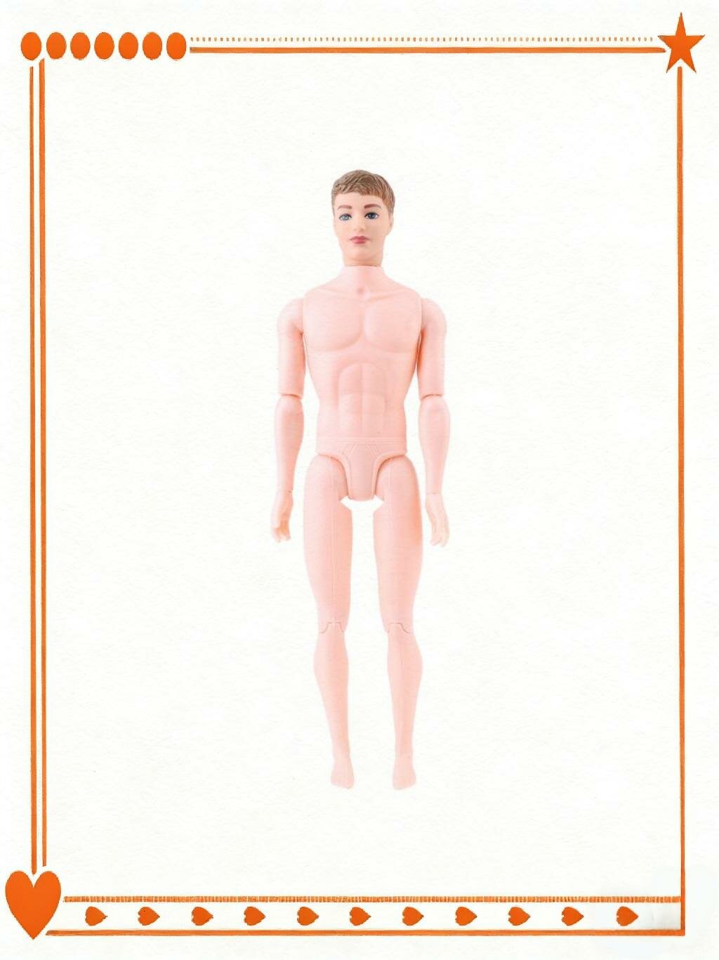 Кукольное тело для мальчика, 30 см, с 12 подвижными суставами