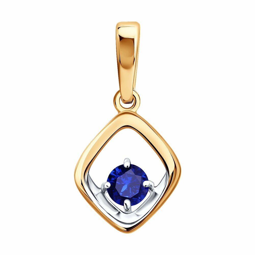 Подвеска, красное золото, 585 проба