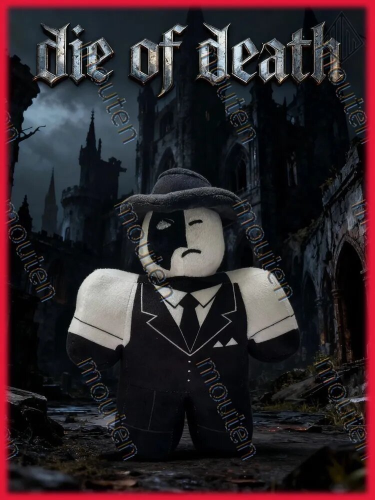 For Die of Death Artful мягкие игрушки Gubby из Roblox Forsaken Chance 26CM