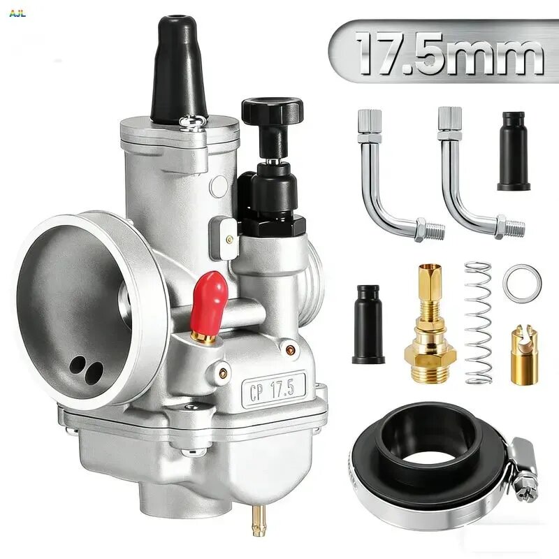 17.5mm Карбюратор Polini CP, 15-24мм, для мотоциклов, кросса, ATV, UTV