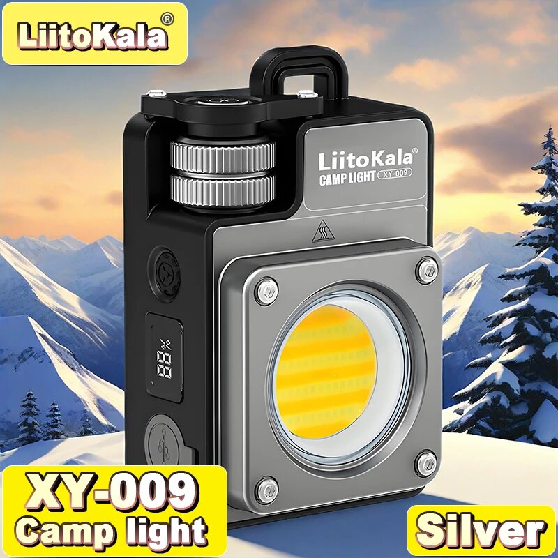 LiitoKala XY-009 многофункциональный фонарь для кемпинга Silver