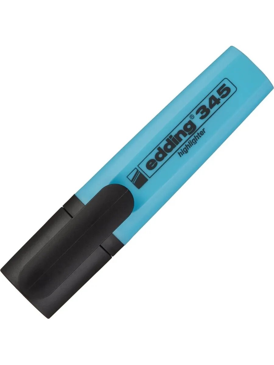 Яркий синевый маркер-выделитель для текста