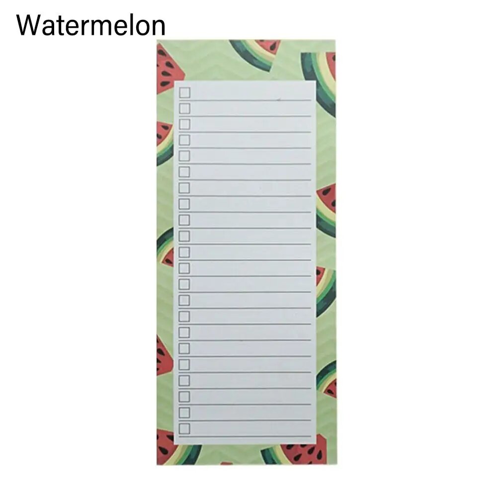 Блокнот магнитный с принтом арбуз, Watermelon