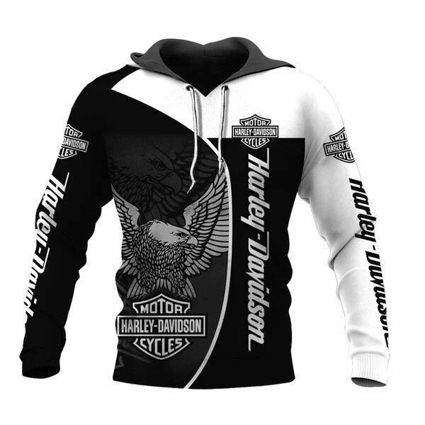 Толстовка с капюшоном Harley Davidson для мотоциклистов