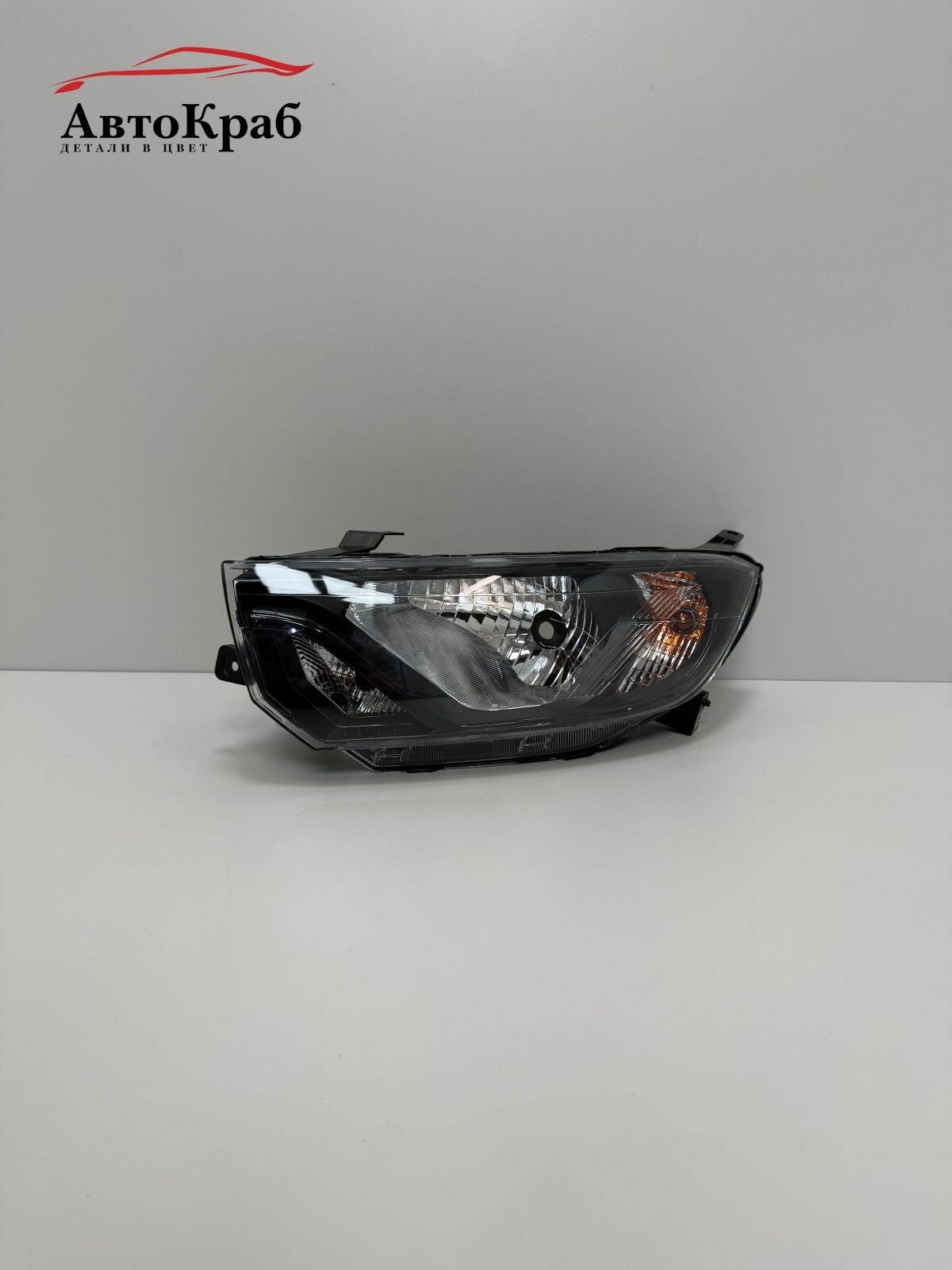 Фара левая под гидрокорректор для Лада Гранта ФЛ 2018 - 2024 г. Аналог
