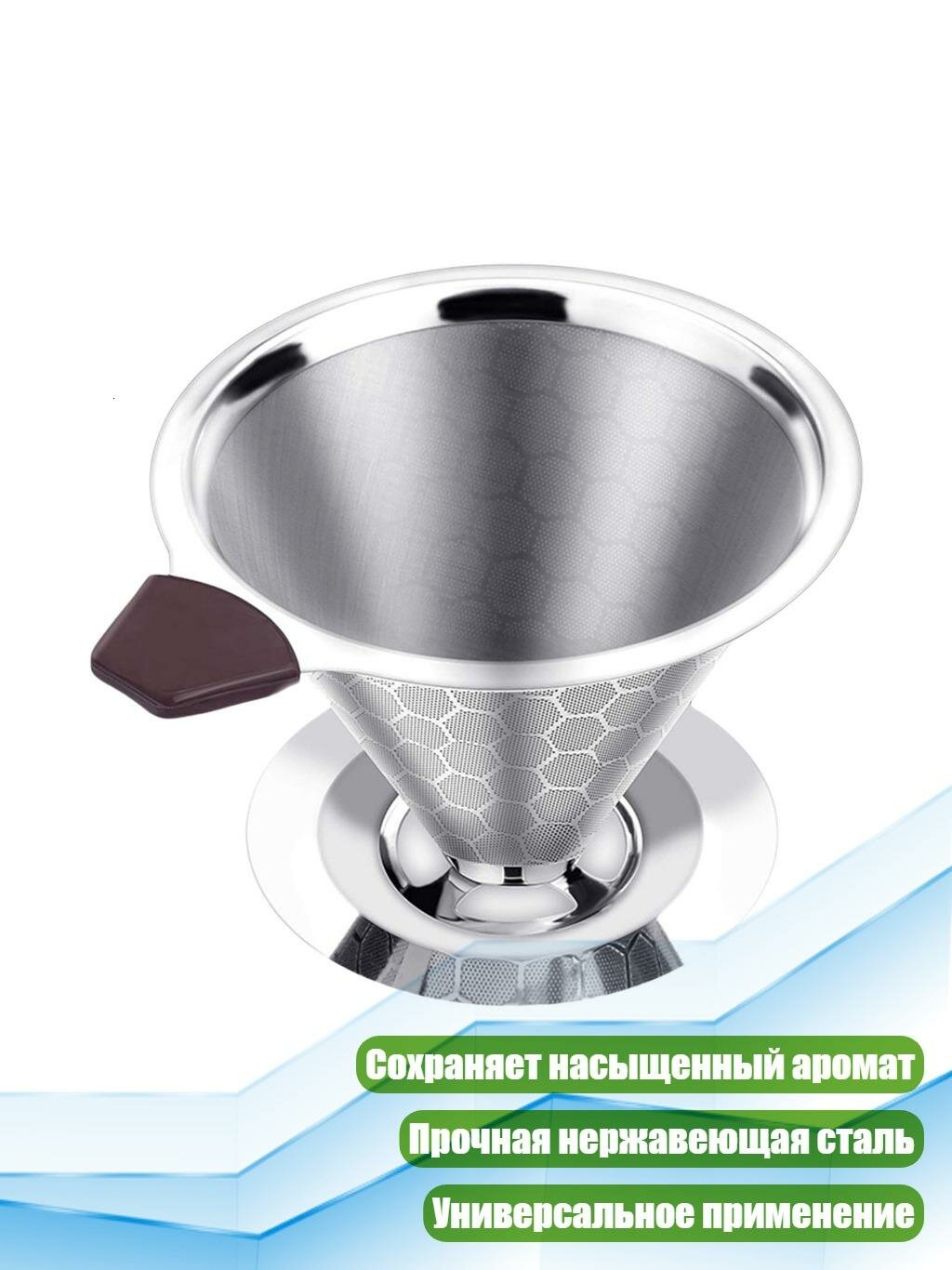 Сетчатый фильтр для кофе из нержавеющей стали