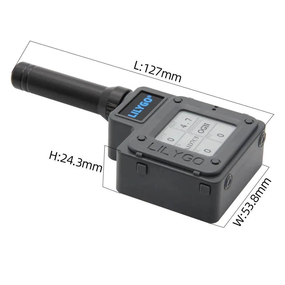 LilyGO T-Echo GREY, SoftRF 868MHz BME280 — фото 1