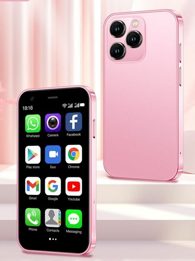 Soyes Мобильный телефон Soyes XS15 2GB+16GB, розовый