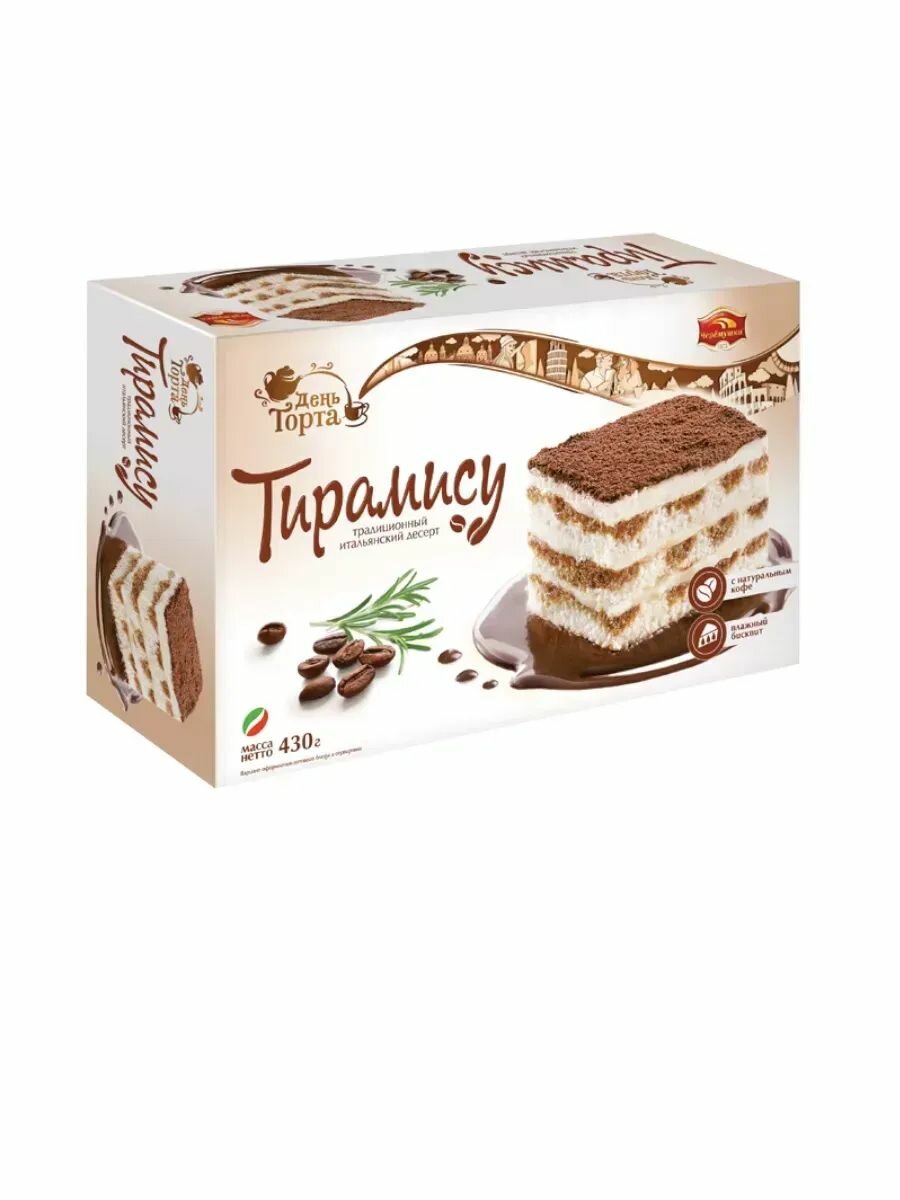 Торт Черемушки Тирамису 430 гр - 1 шт