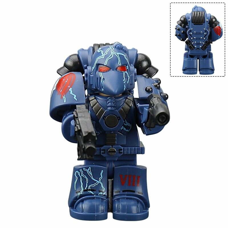 Минифигурка Warhammer 40K от Chaos Space Marines, сторонний строительный блок, игрушка-минифигурка